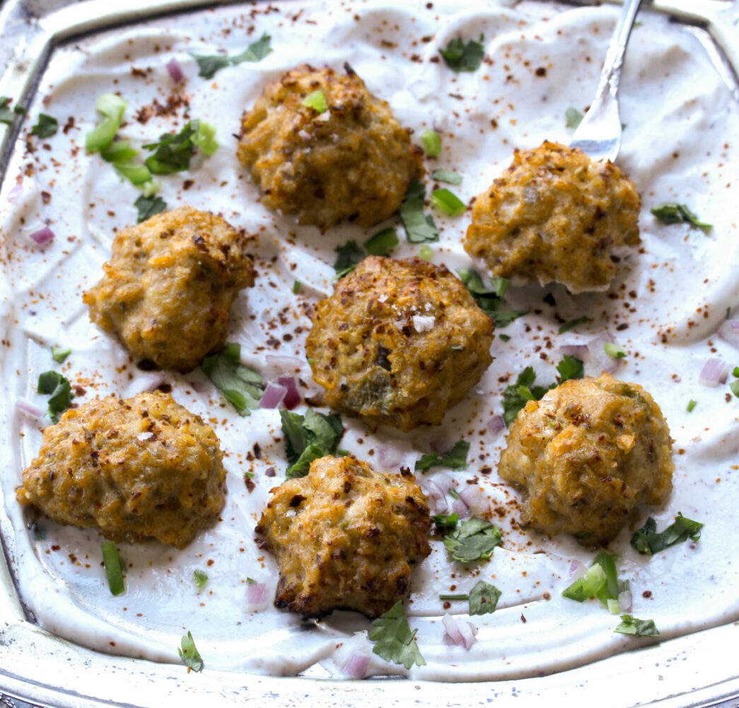 Spicy Aleppo Chicken Meatballs - Teeny Tiny Kitchen